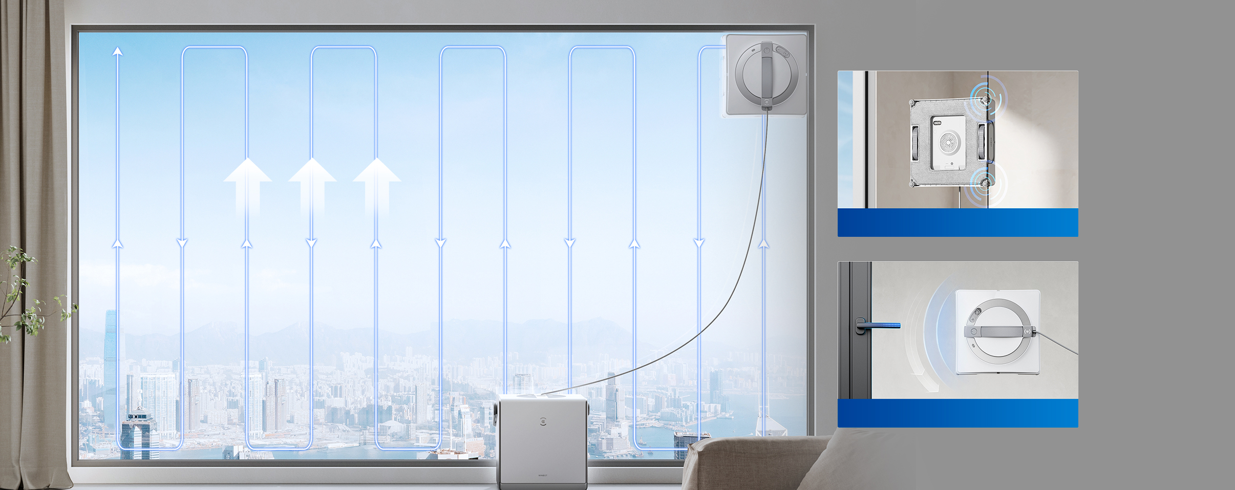 WINBOT W2 PRO OMNI et MINI | Le futur du nettoyage des vitres - ECOVACS FR