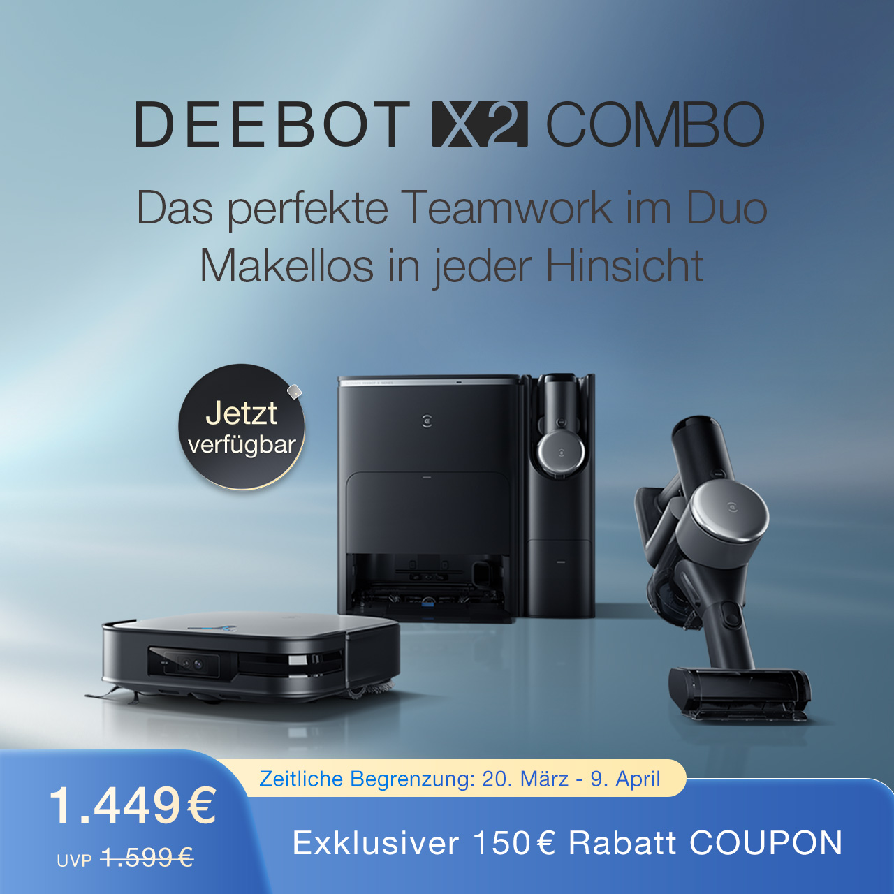 DEEBOT X2 COMBO - ECOVACS DE