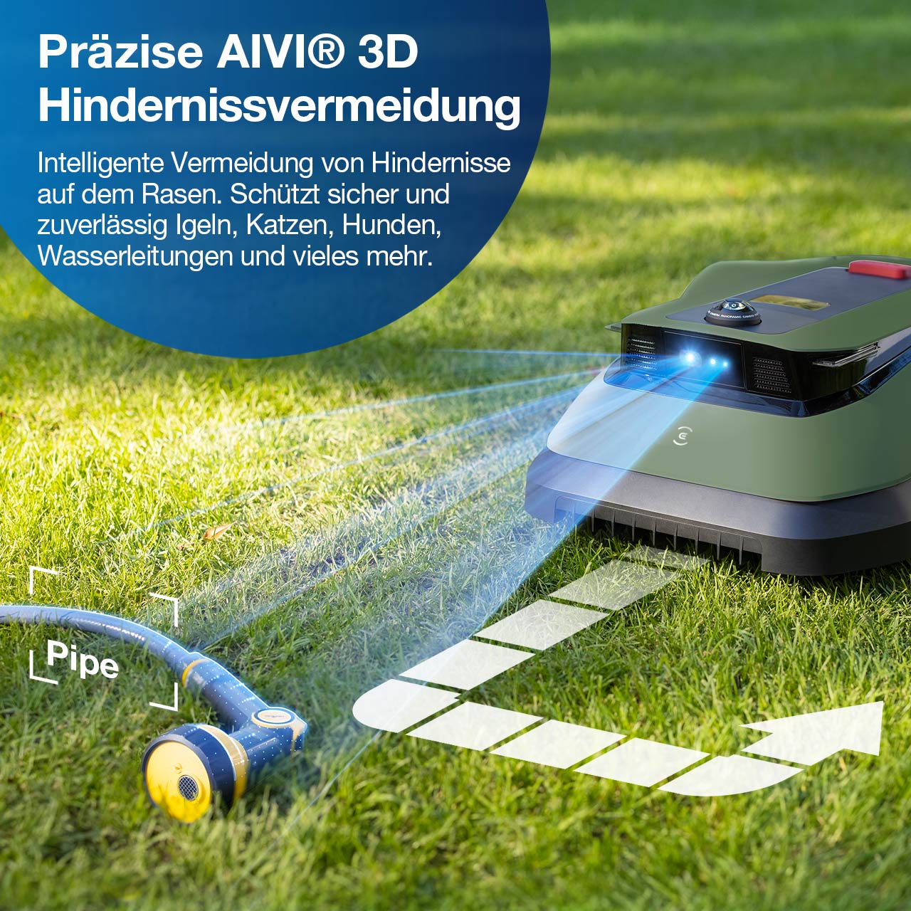 ECOVACS GOAT GX-600 | Mähroboter Ohne Begrenzungskabel (600㎡) - ECOVACS DE