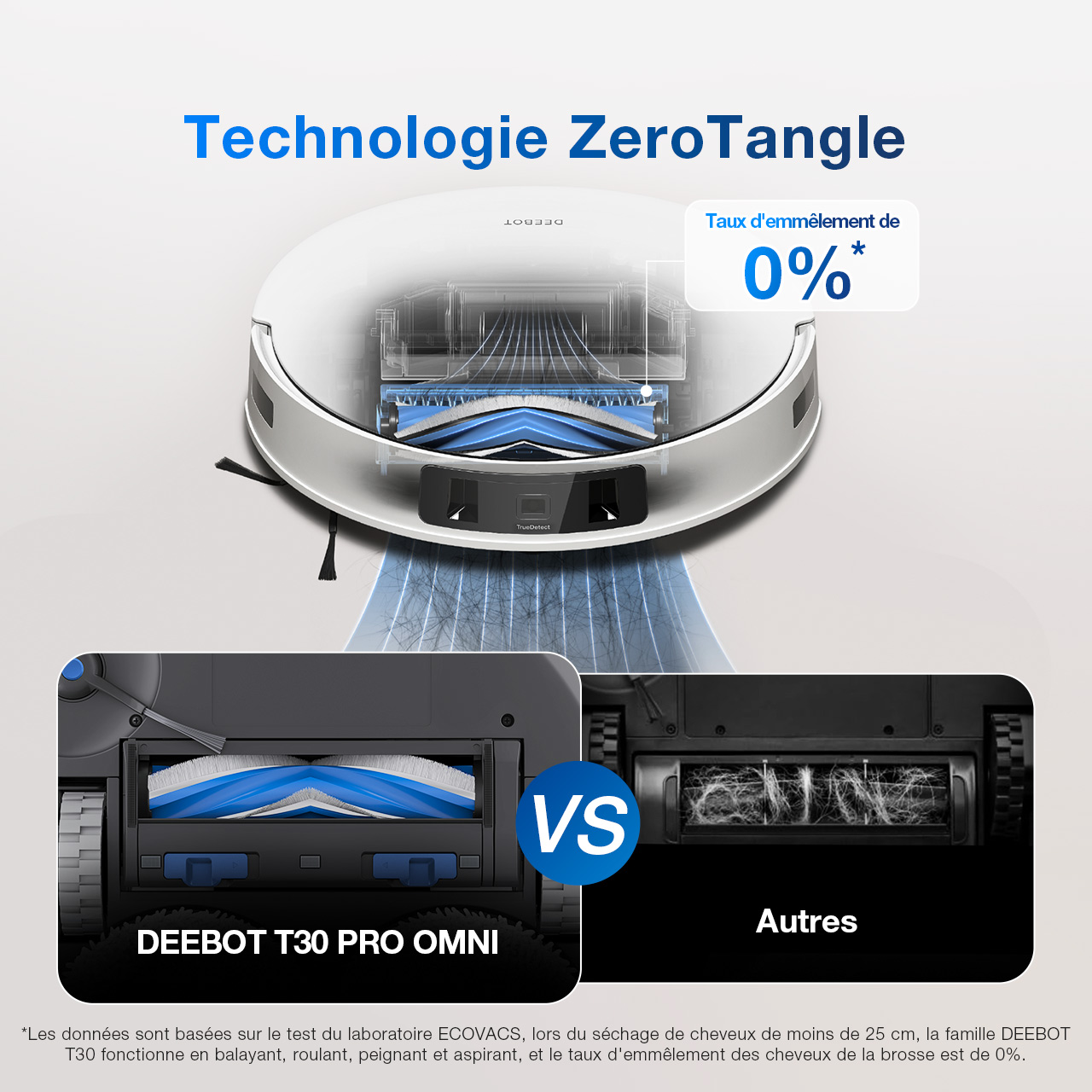 DEEBOT T30 PRO OMNI ARGENTÉ - ECOVACS FR