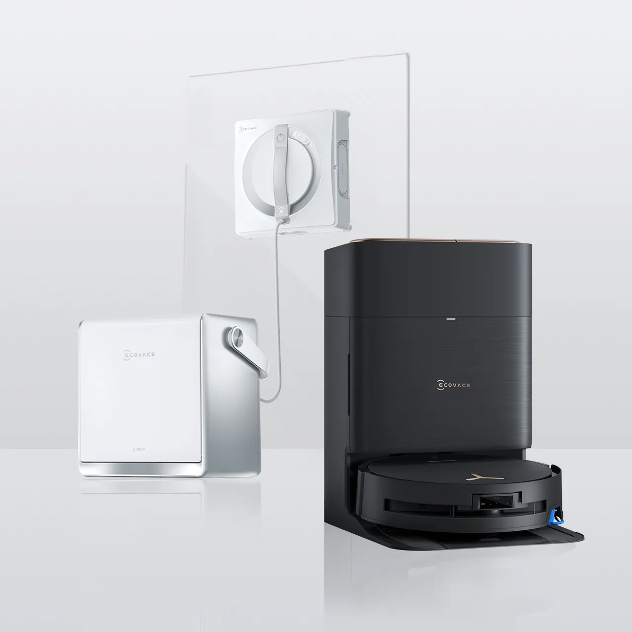 Paquet DEEBOT X9 PRO OMNI & WINBOT W2 PRO OMNI - ECOVACS FR