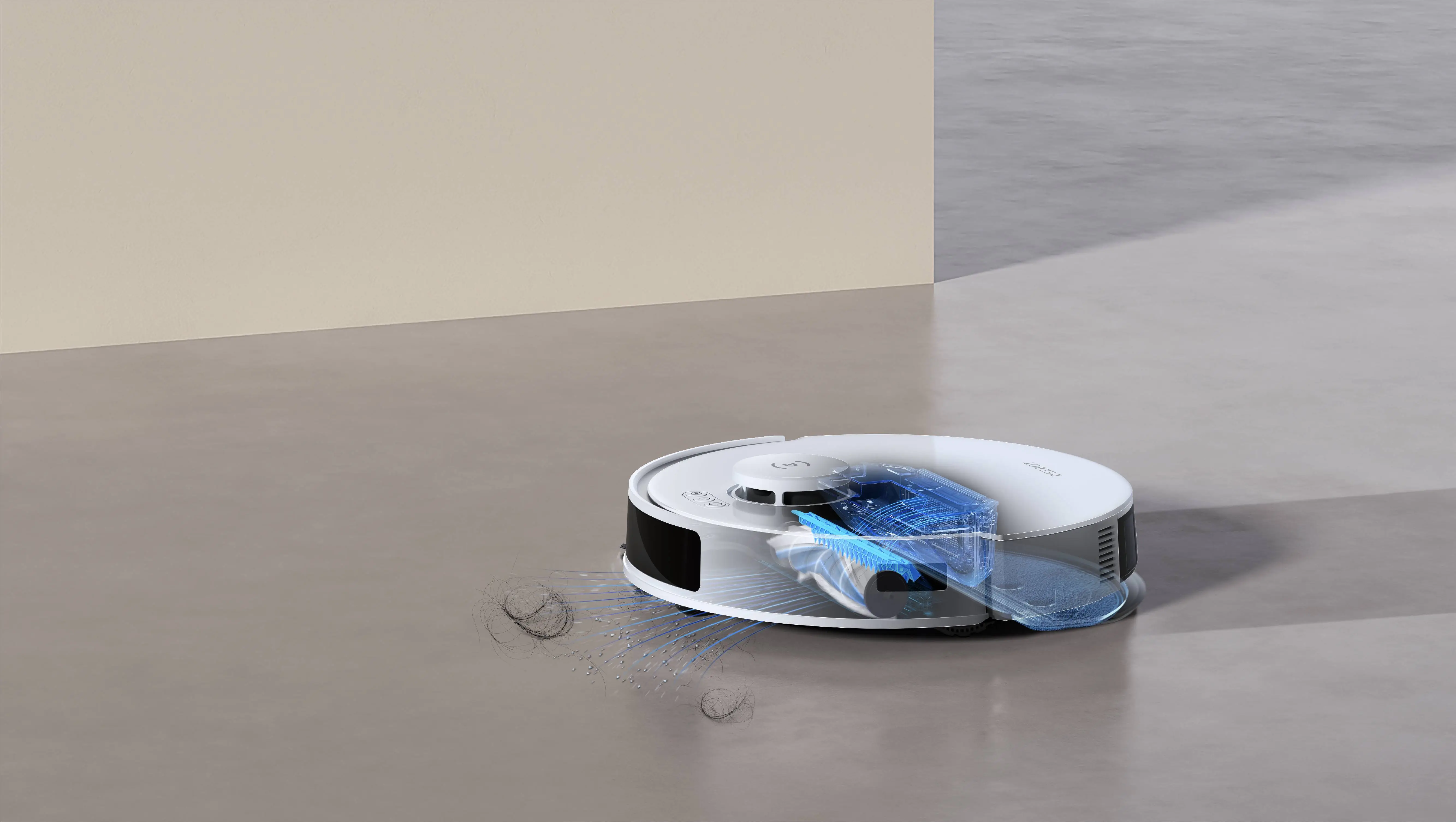 DEEBOT N20 PRO PLUS White Robot Vacuum & Mop for Pet Hair (Bagless ...